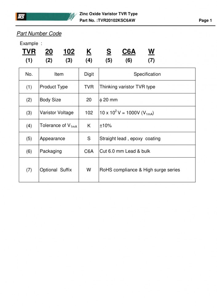 TVR20102KSC6AW specification page 4