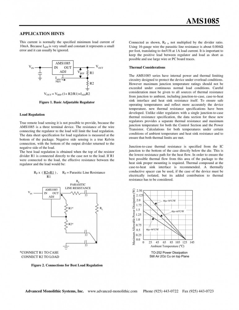 AMS1085CM-3.3 datasheet page 5