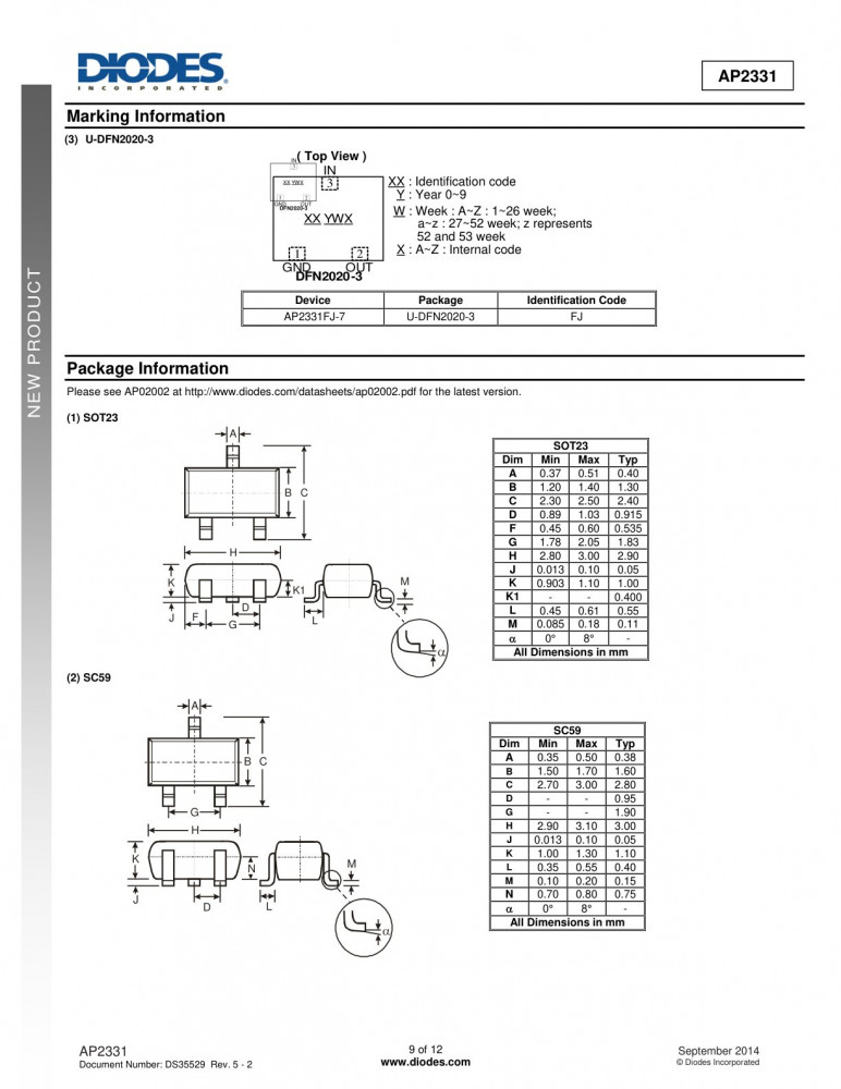 AP2331FJ-7 datasheet page 9