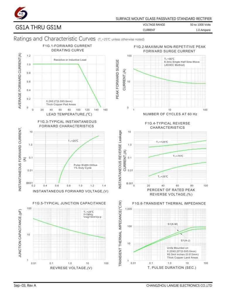 GS1M datasheet page 2