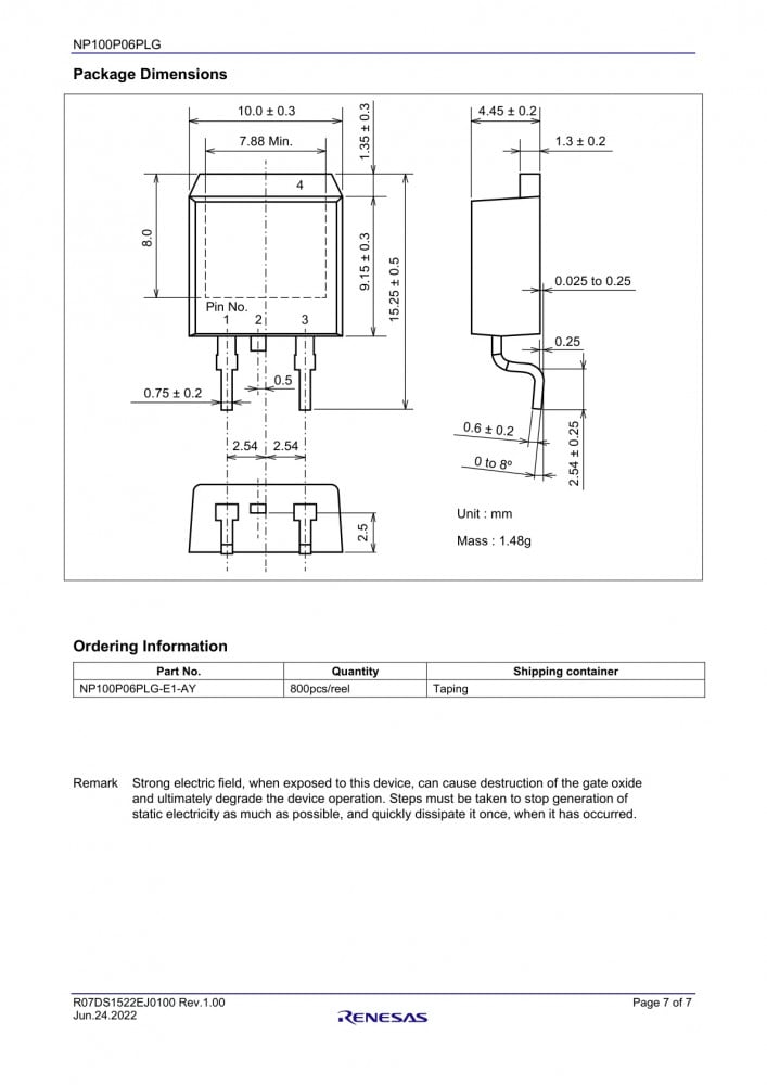 NP100P06PLG-E1-AY datasheet page 7