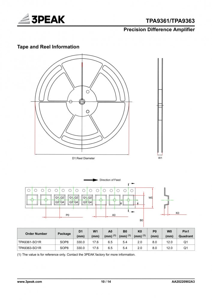 TPA9361-SO1R datasheet page 10