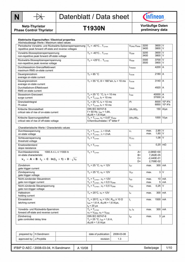 T1930N36TOF VT datasheet page 1