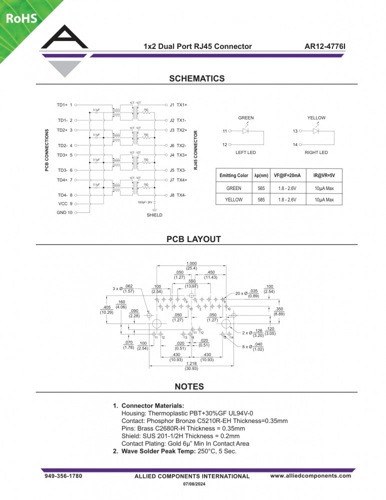 AR12-4775I datasheet page 2