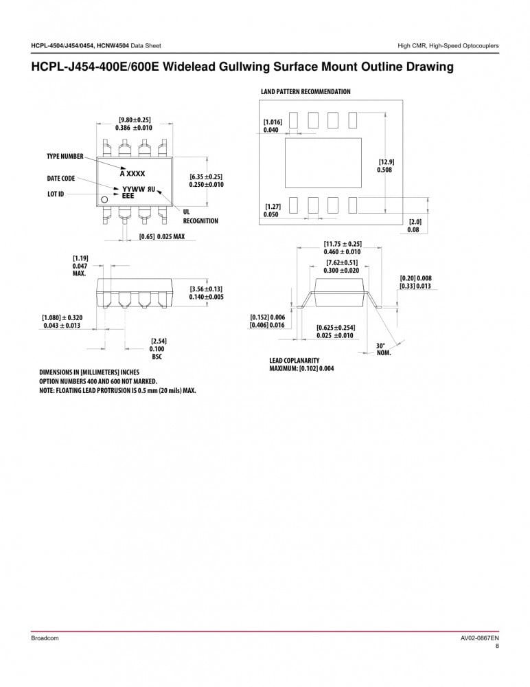 HCPL-4504 datasheet page 8