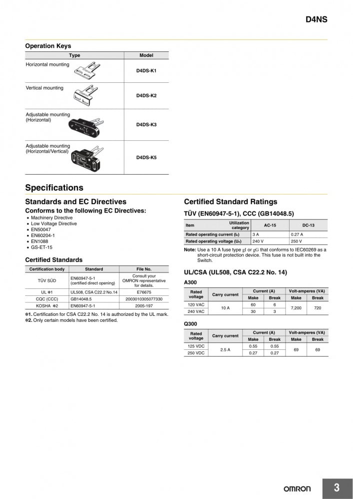 D4NS datasheet page 3
