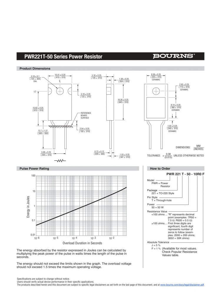 PWR221T-50 datasheet page 2