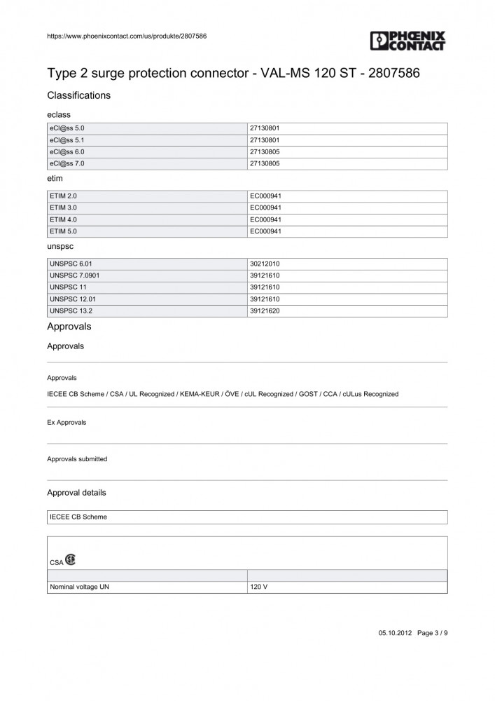 Phoenix Contact 2807586 catalog page 3