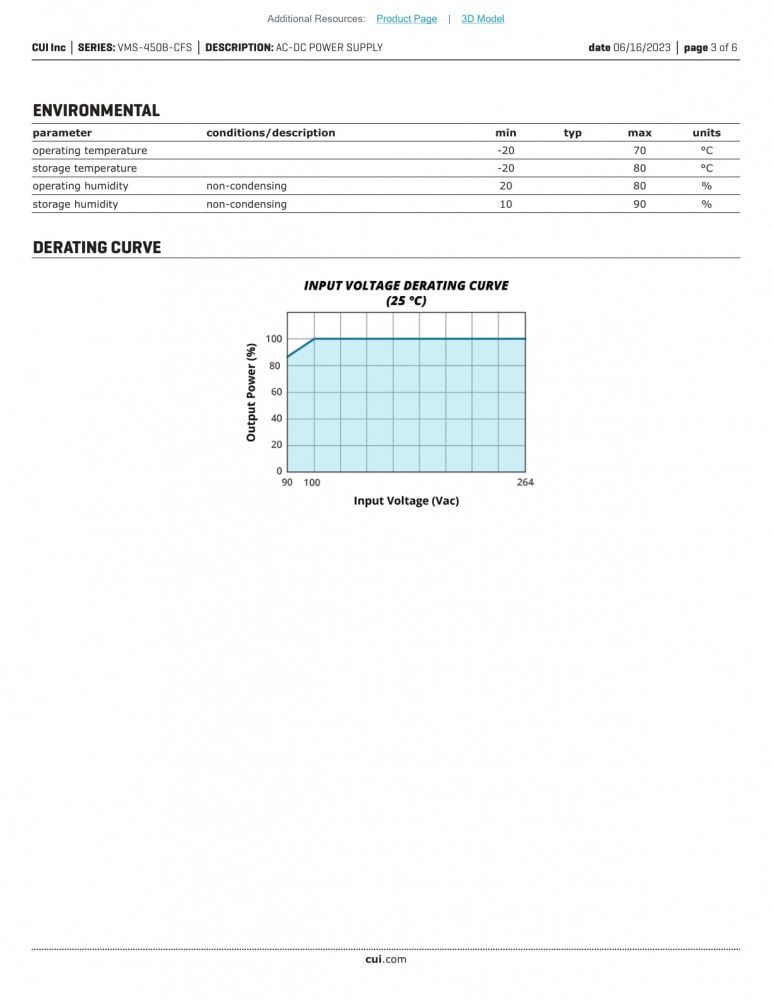 CUI VMS-450B-CFS datasheet page 3