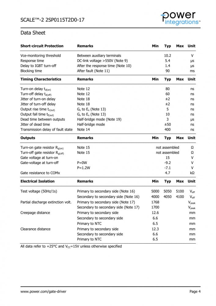 2SP0115T2D0-17 datasheet page 4