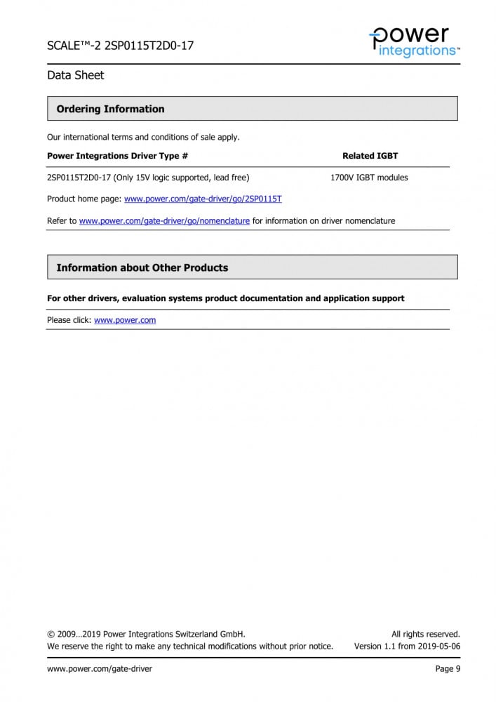 2SP0115T2D0-17 datasheet page 9