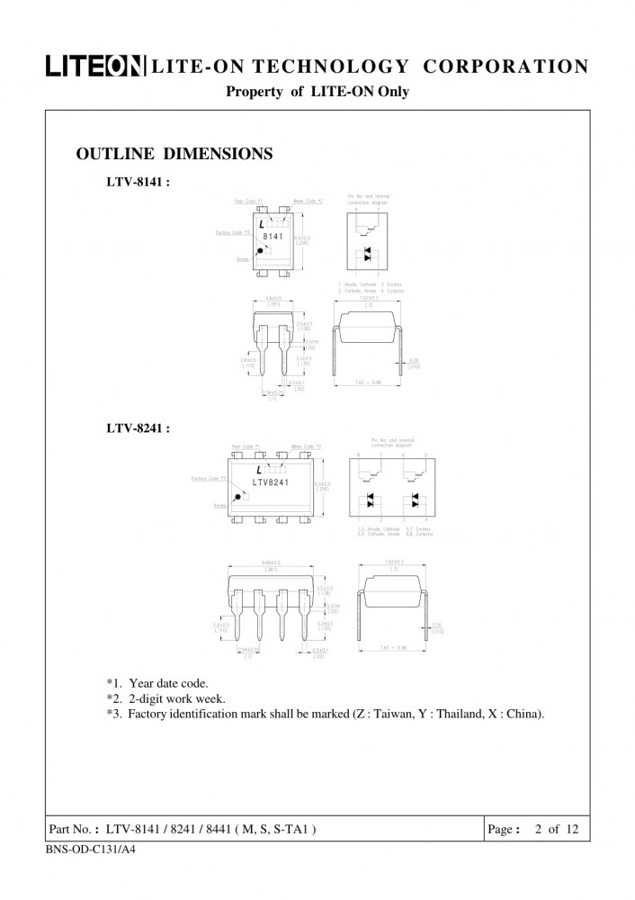 LTV-8141 datasheet page 2
