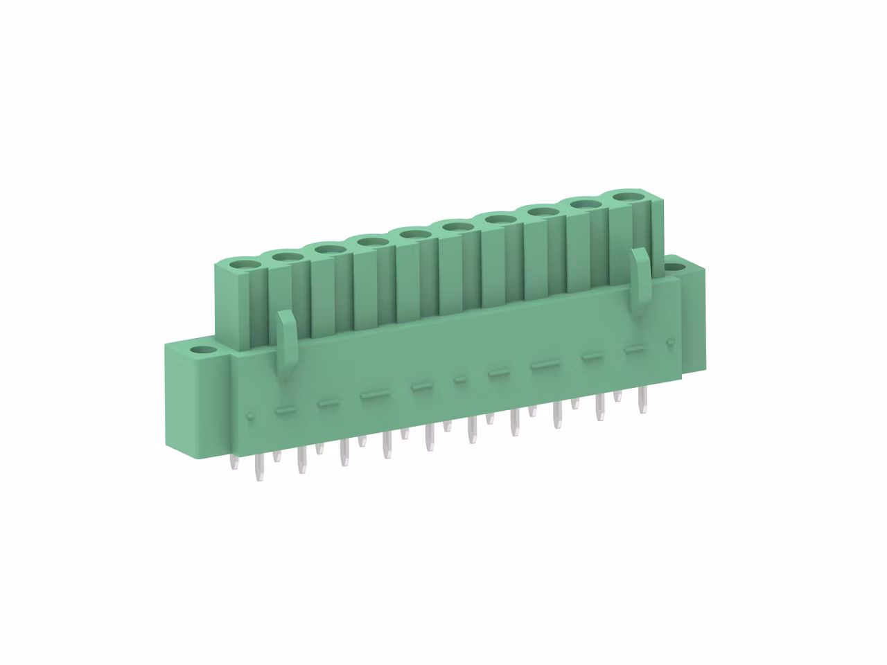 5.08mm Pitch Eurostyle Vertical PC Board Plug, with Retention Ends, 10 Circuits for sale