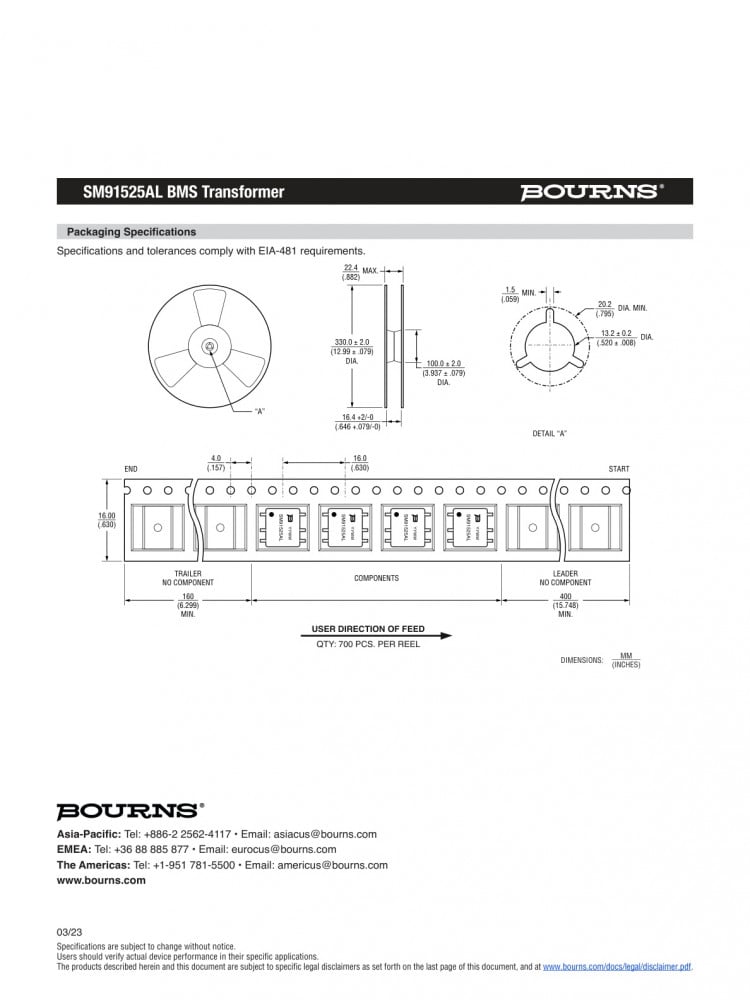 SM91525AL-E datasheet page 3