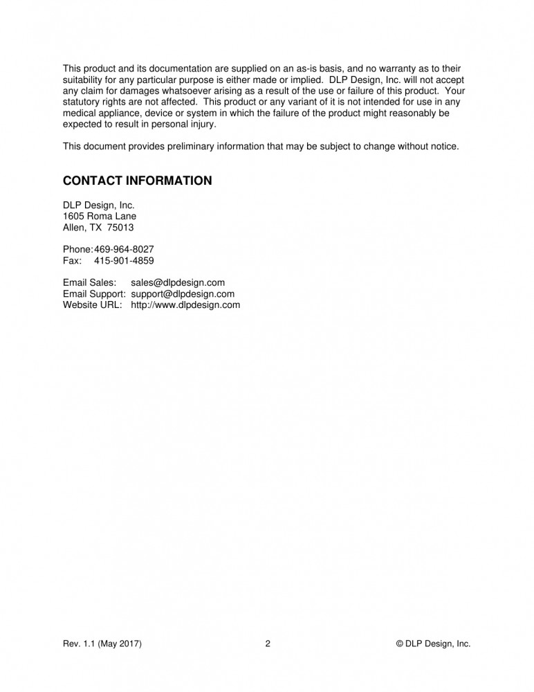 DLP-USB232M-G technical document image 2