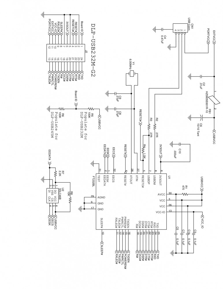 DLP-USB232M-G technical document image 3