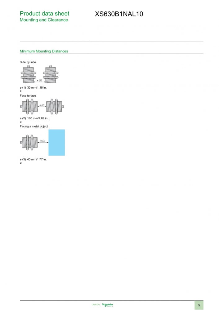 XS630B1NAL10 technical document page 5