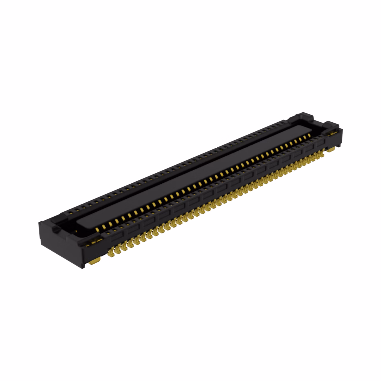 SlimStack Board-to-Board Receptacle, 0.40mm Pitch, J-Bend Series, 0.38µm  Gold (Au) Plating, 1.50 or 2.00mm Mated Height, 3.40mm Mated Width, 80 Circuits for sale