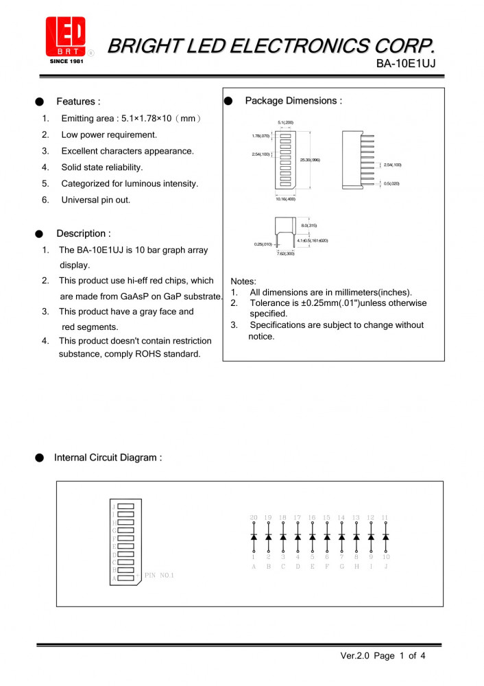 BA-10E1UJ datasheet page 1