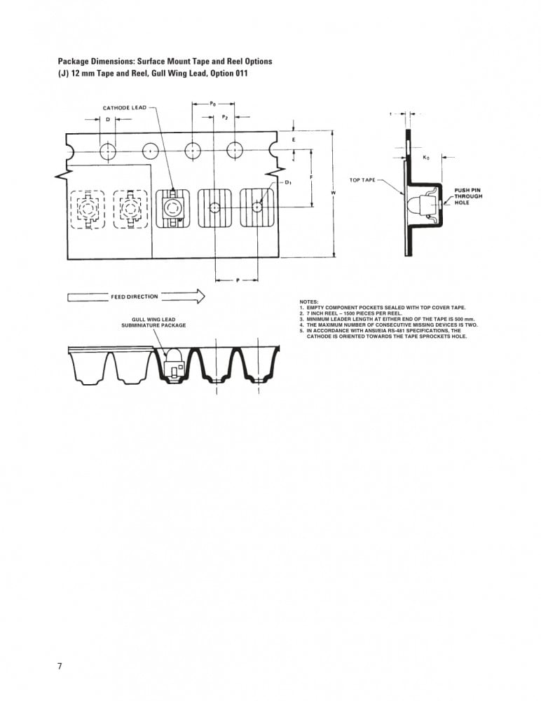 HSDL-4400 series datasheet page 7