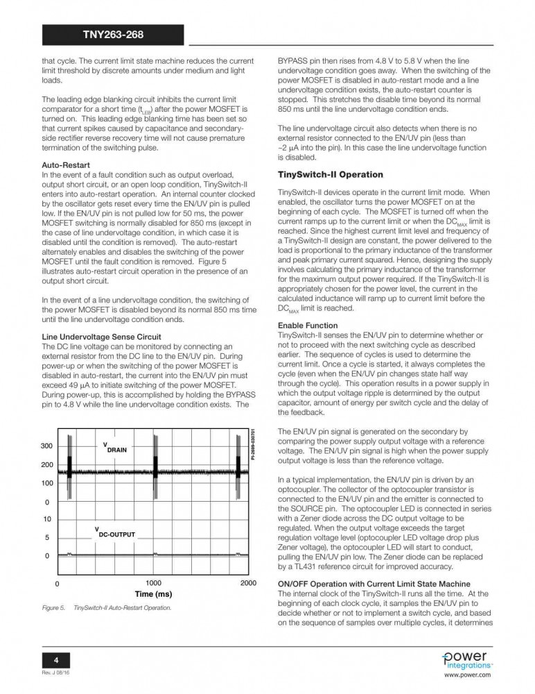 TNY263-268 datasheet page 4