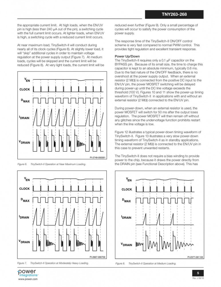 TNY263-268 datasheet page 5