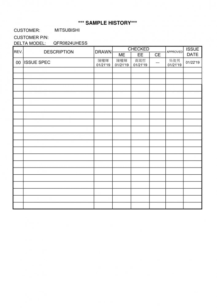 QFR0824UHESS specification page 2