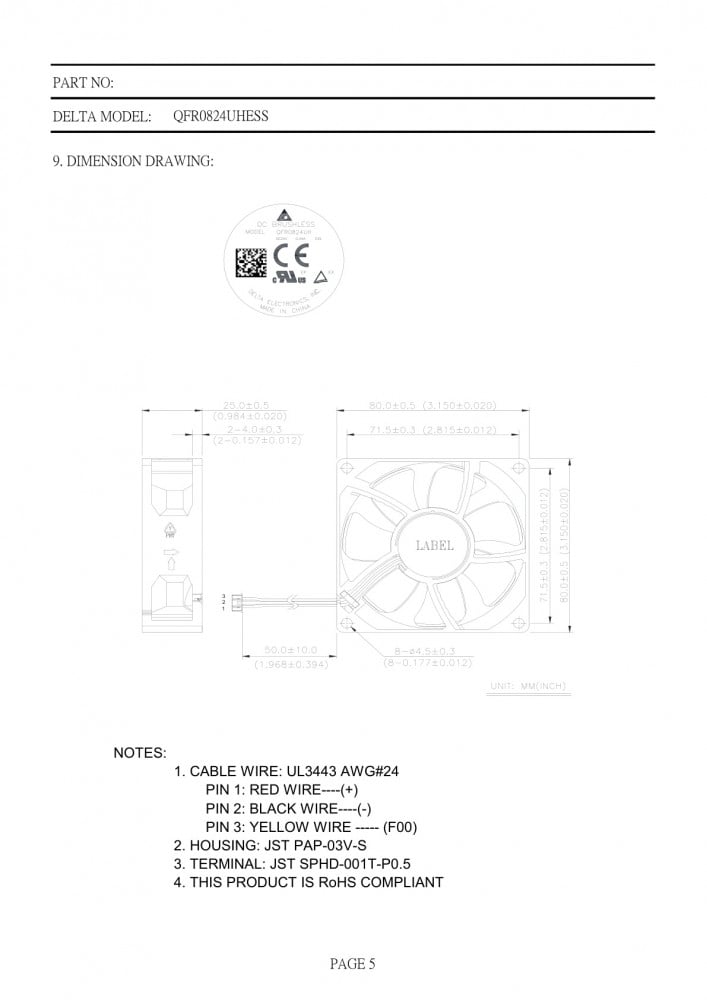 QFR0824UHESS specification page 8