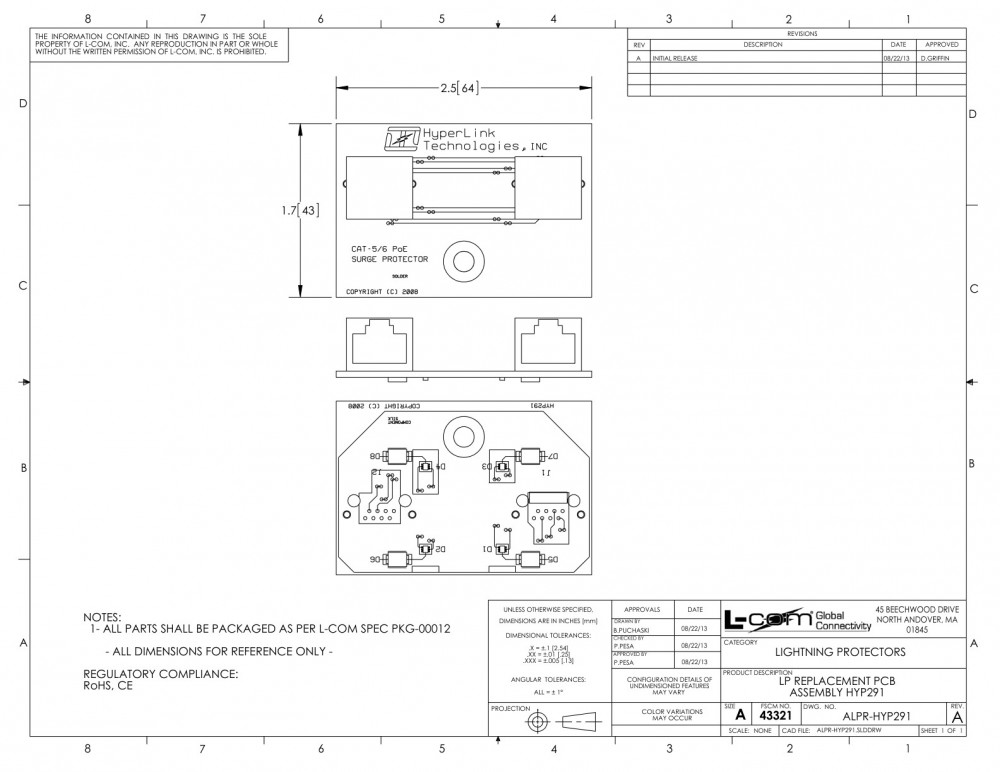 ALPR-HYP291 technical document page