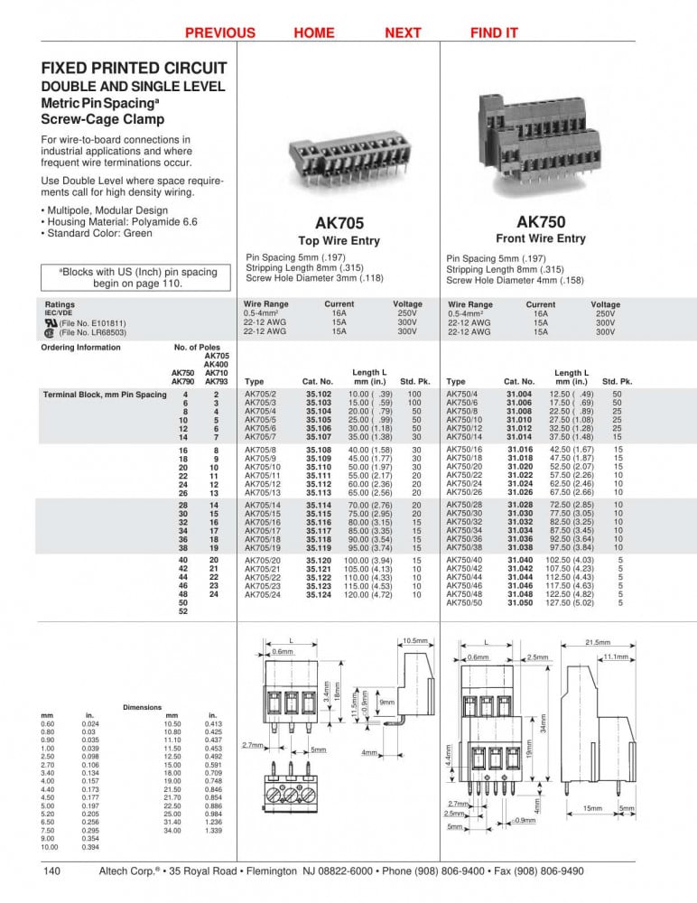 Altech catalog page 7