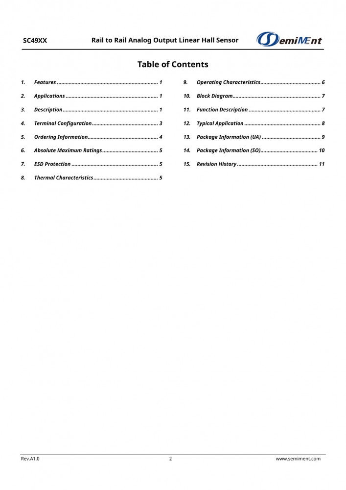 SC4923 datasheet preview, page 2