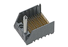 GbX I-Trac Vertical Header Module, 1.85mm by 3.70mm Pitch, Left Guide, Right Open, 7 Rows, 10 Columns, 140 Circuits, Mating Pin Length 4.70mm, Lead-Free for sale