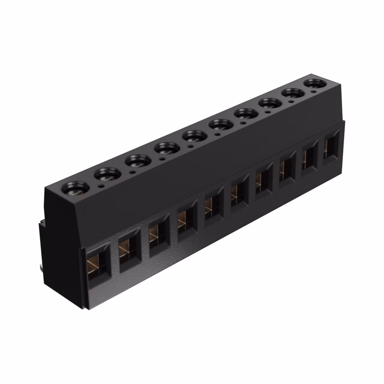 5.08mm Pitch Horizontal Fixed Mount PCB Terminal Block, 10 Circuits for sale