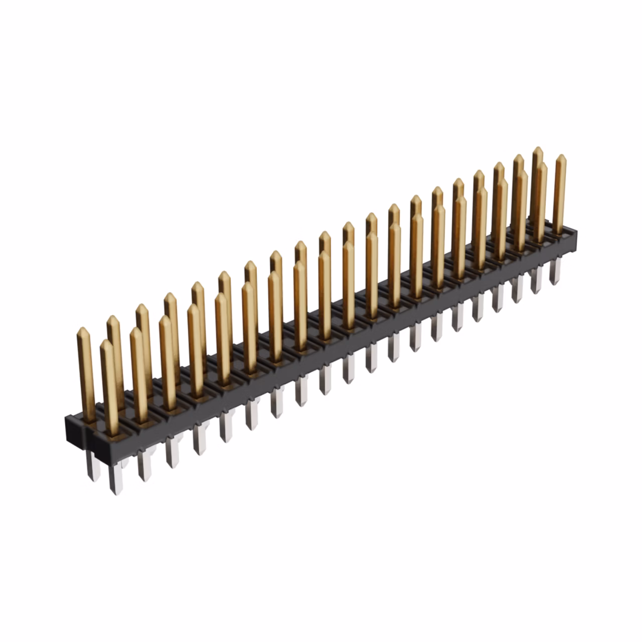 2.00mm Pitch Header, Breakaway, Right-Angle, Through Hole, Vertical, 5 Circuits, 0.38µm Gold (Au) Plating, Tray, Lead-Free