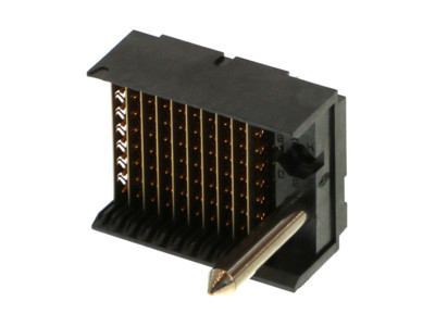 2.00mm Pitch VHDM Single-Ended Board-to-Board Backplane Header, Vertical, 8 Rows, Guide Pin Signal Module, Shield End Version, 80 Circuits, 10 Columns, Pin Length 4.75mm for sale