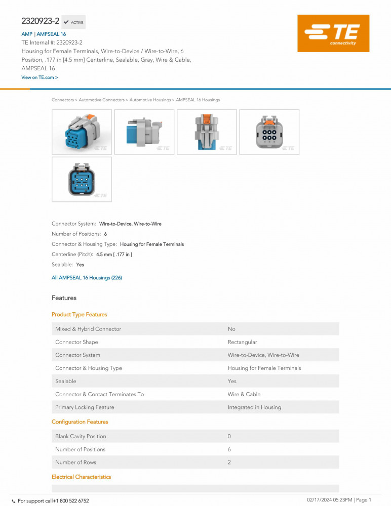 2320923-2 technical document page 1