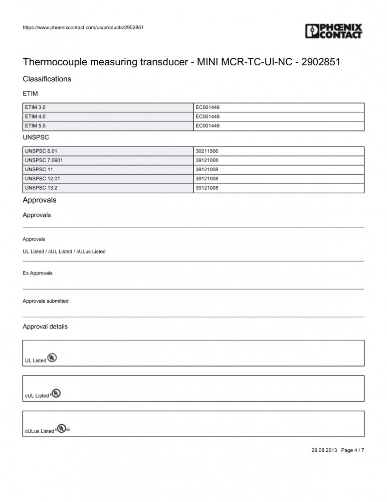 Phoenix Contact 2902851 technical document page 4