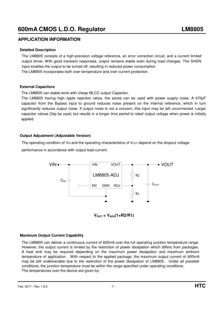 LM8805 datasheet page 7