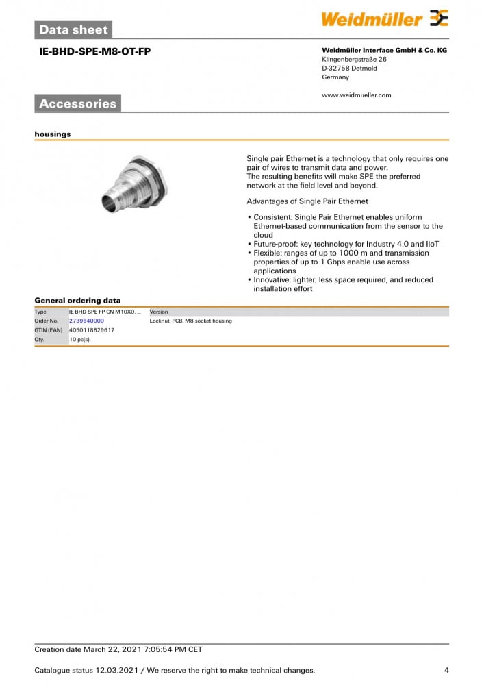 WEIDMULLER 2726020000 document page 4