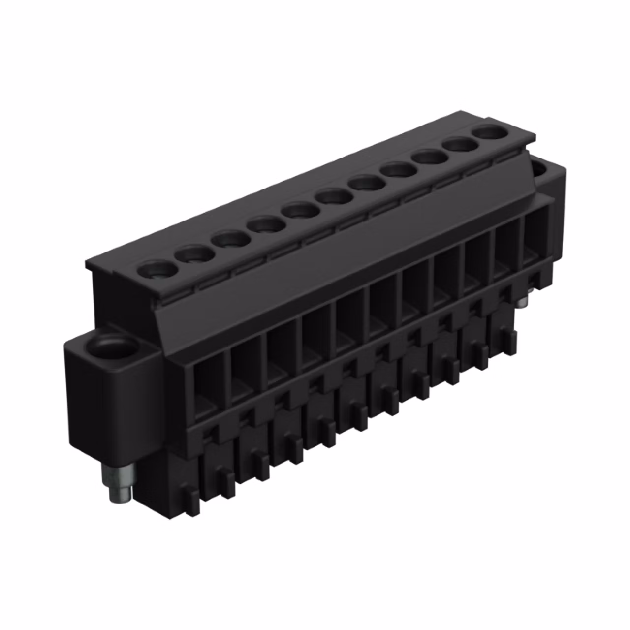 3.50mm Pitch Eurostyle Vertical Plug, with Retention Screws, Front Wire Entry, 11 Circuits for sale