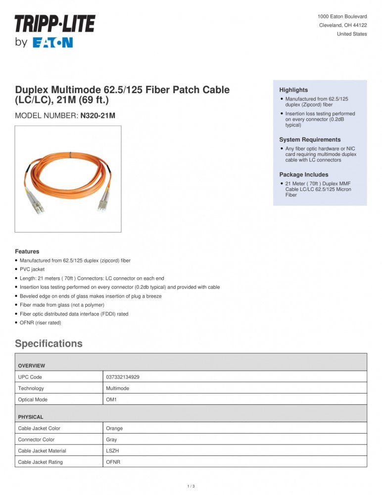 N320-21M technical document page 1