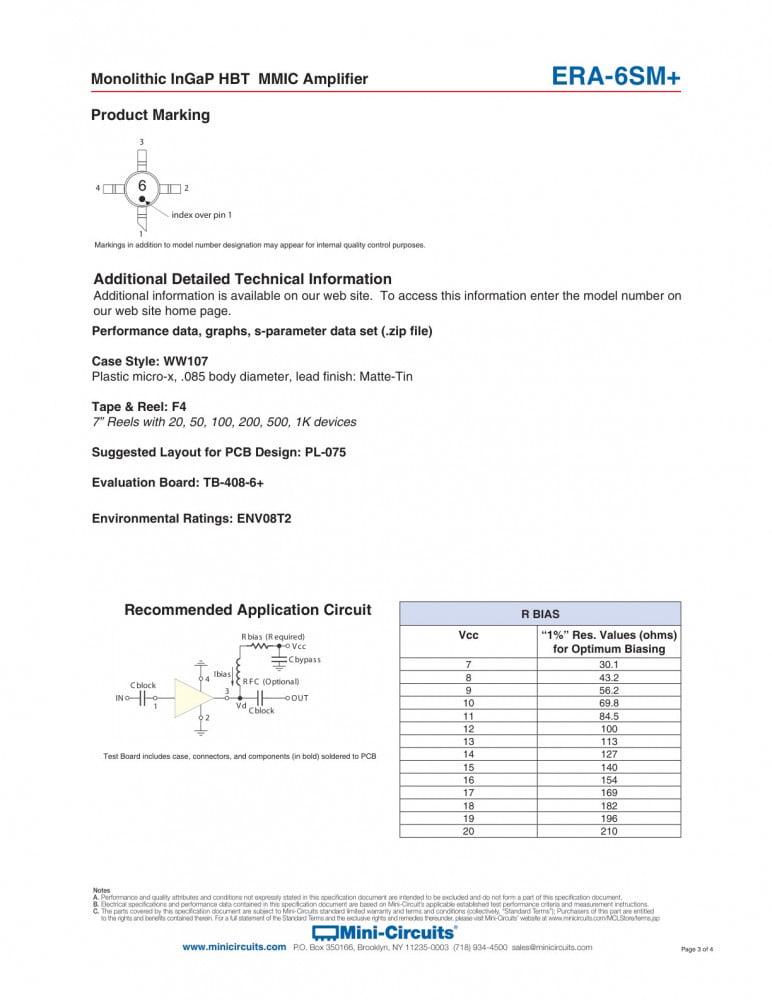 ERA-6SM+ datasheet page 3