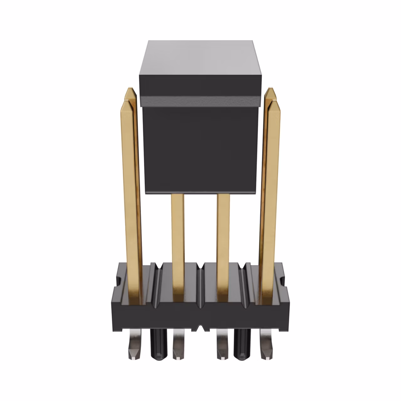 Milli-Grid Header, Vertical, Surface Mount, 8 Circuits, 0.38µm Gold (Au) Plating, Mating Pin Length 3.80mm, with Cap and Pegs, Tube, Lead-Free for sale