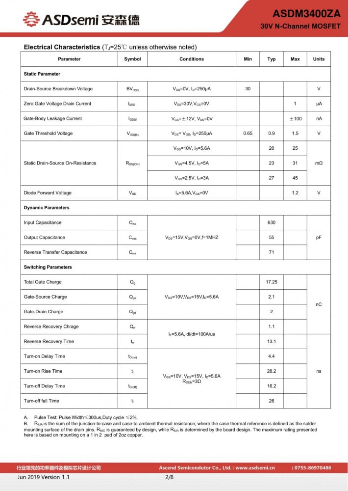 ASDM3400ZA-R datasheet page 2