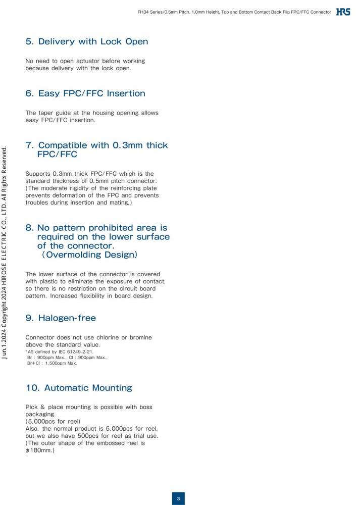 FH34 series datasheet page 3