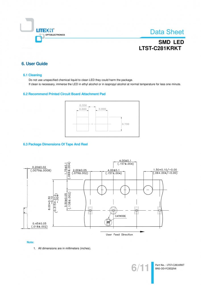 LTST-C281KRKT datasheet page 7