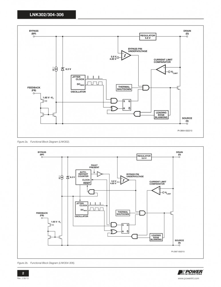 LNK306DG-TL datasheet page 2
