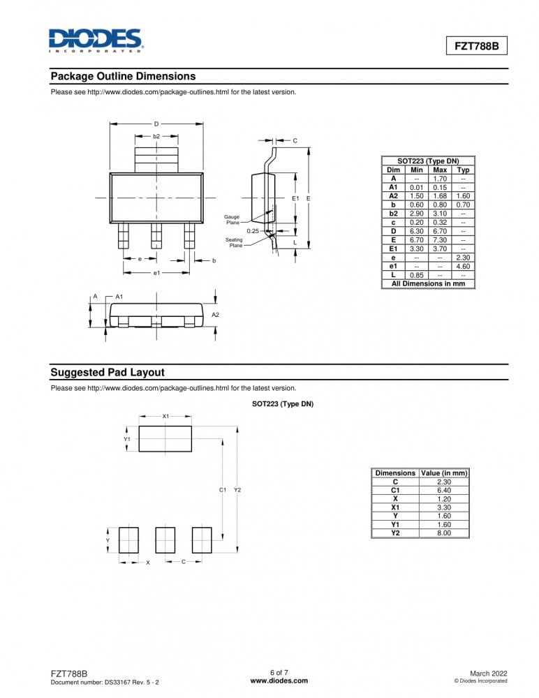 FZT788BTA datasheet page 6