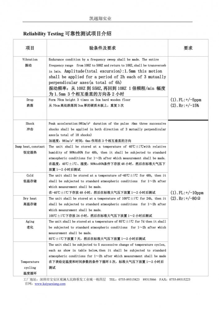 KYX K3A540001910 datasheet page 6