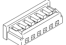 2.00mm Pitch, Micro-Latch Receptacle Crimp Housing, Single Row, 11 Circuits, Natural